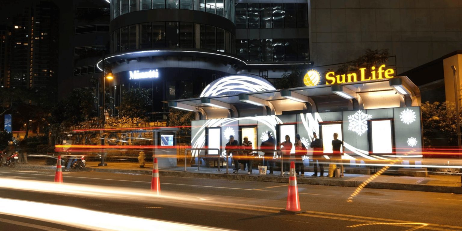 Sun Life (Victoria Bus Shed) - Indoor & Outdoor Advertising Philippines ...